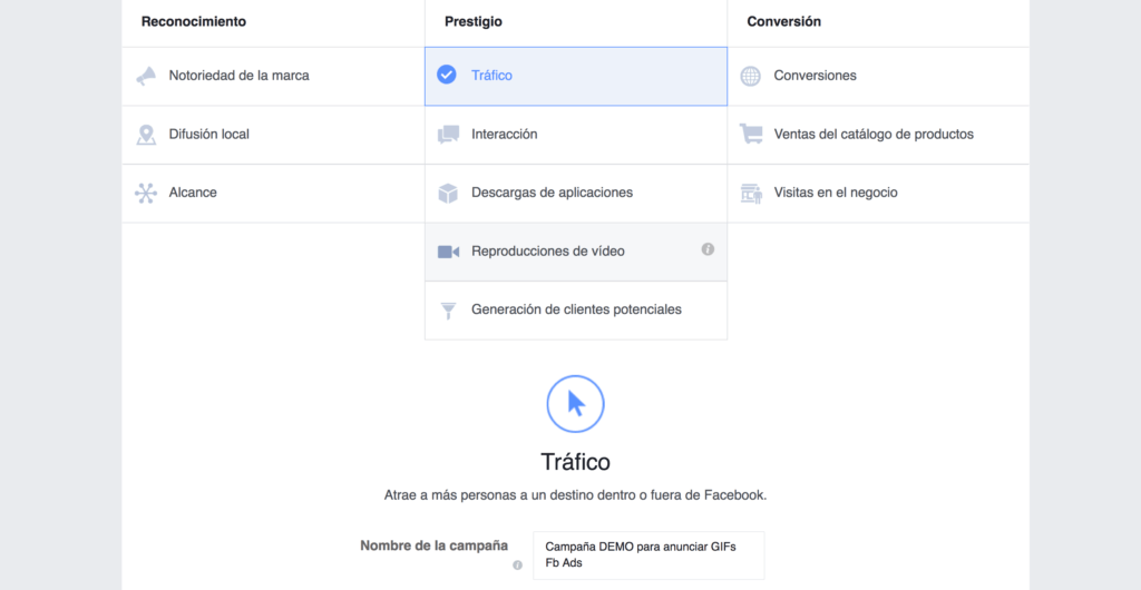 Cómo incluir el formato GIF al crear anuncios en Facebook Ads